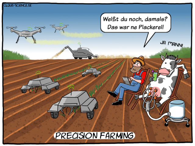 Precision Farming – Cartoon zu Digitalisierung & Daten, Gesellschaft ...
