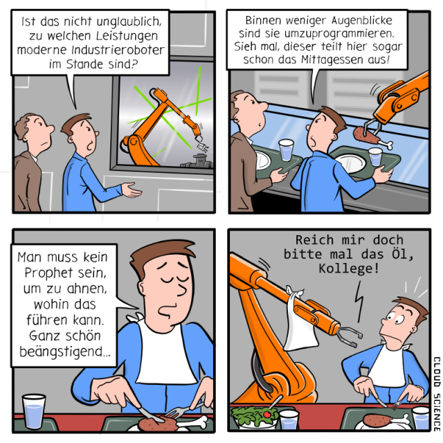 Kurze Geschichte der Automatisierung - Comic
